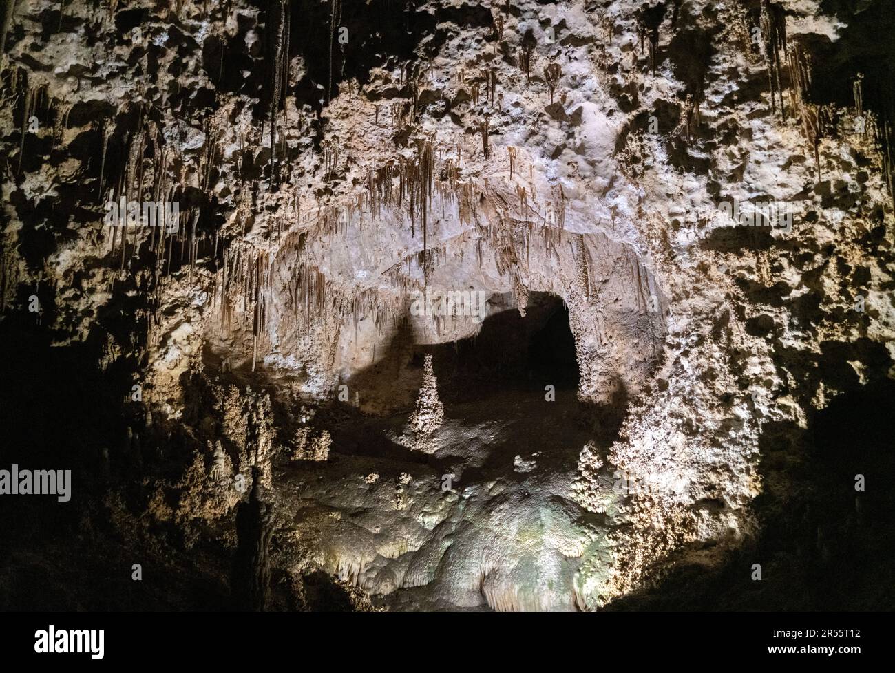 The Caves at Carlsbad Caverns National Park in New Mexico Stock Photo ...