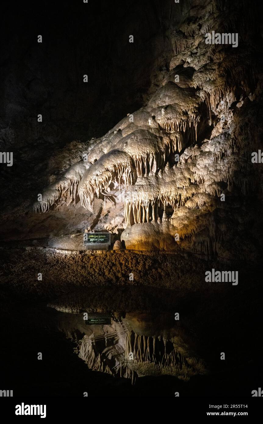 The Caves at Carlsbad Caverns National Park in New Mexico Stock Photo ...