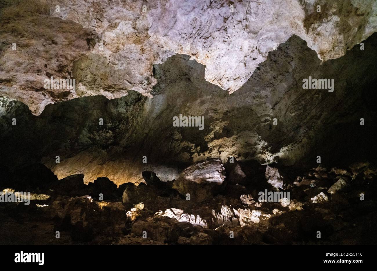 The Caves at Carlsbad Caverns National Park in New Mexico Stock Photo ...