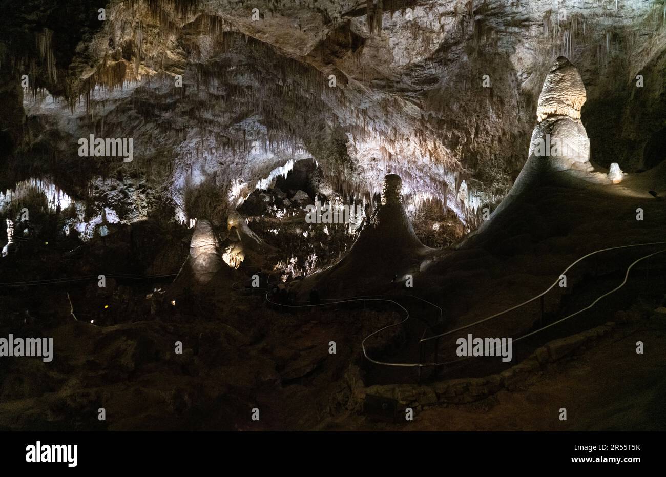 The Caves at Carlsbad Caverns National Park in New Mexico Stock Photo ...