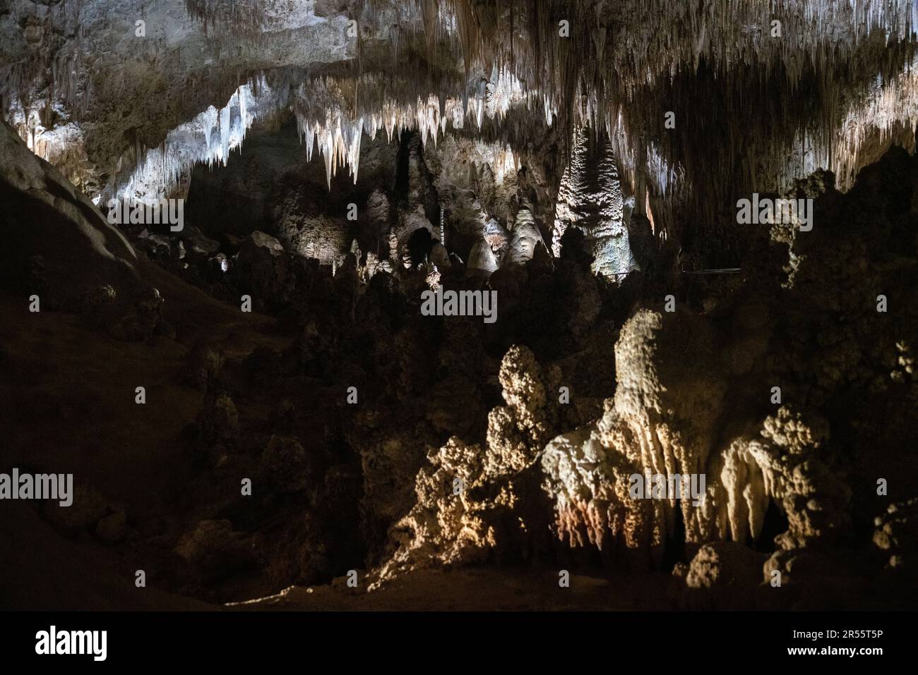 The Caves at Carlsbad Caverns National Park in New Mexico Stock Photo ...
