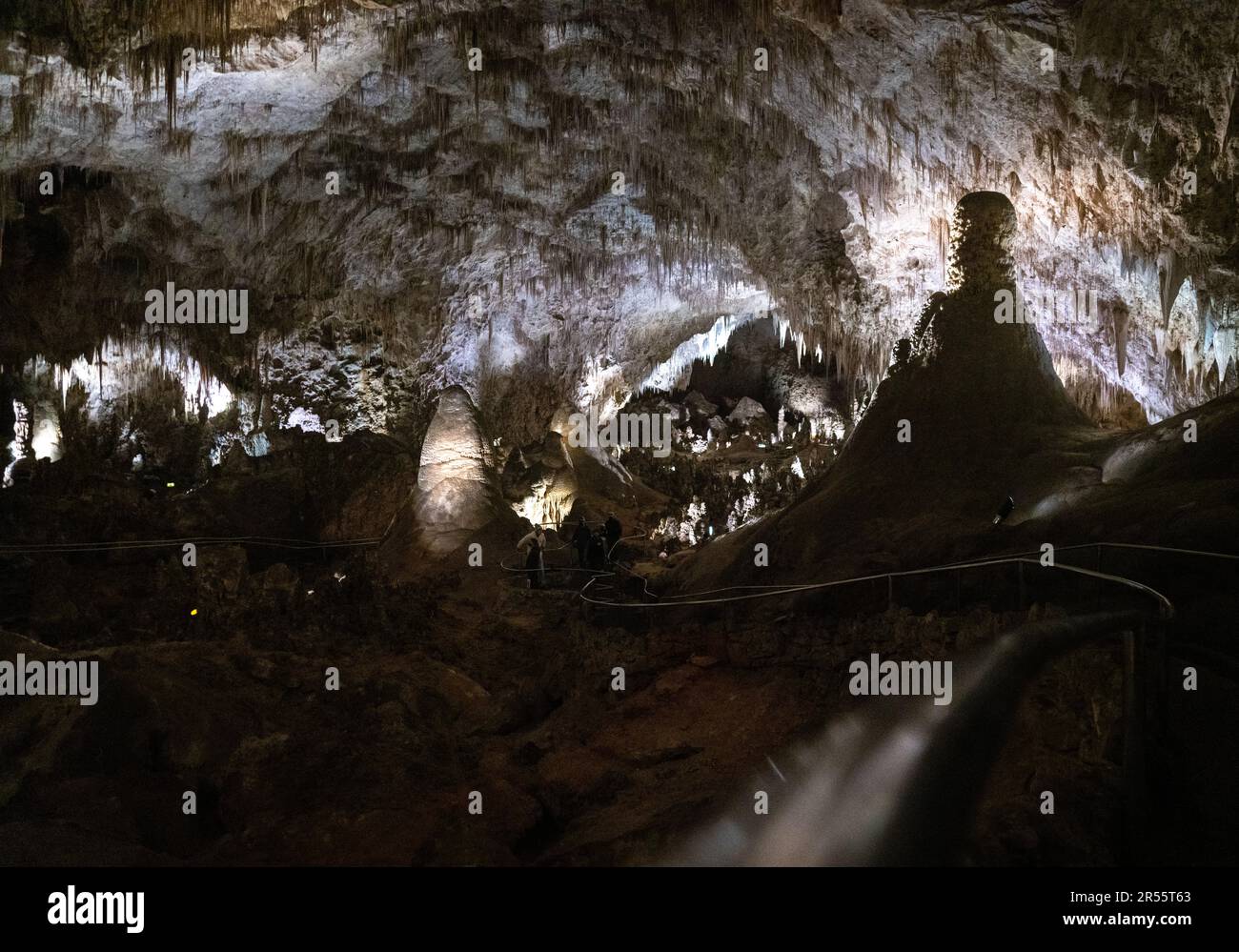 The Caves at Carlsbad Caverns National Park in New Mexico Stock Photo ...