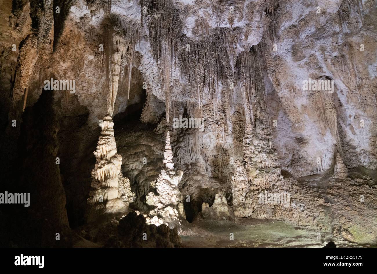 The Caves at Carlsbad Caverns National Park in New Mexico Stock Photo ...