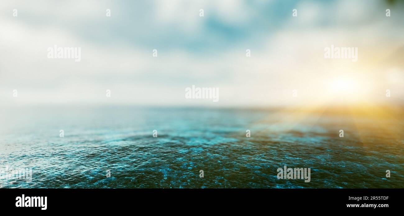 Tropical beach ocean, summer sun Stock Photo - Alamy