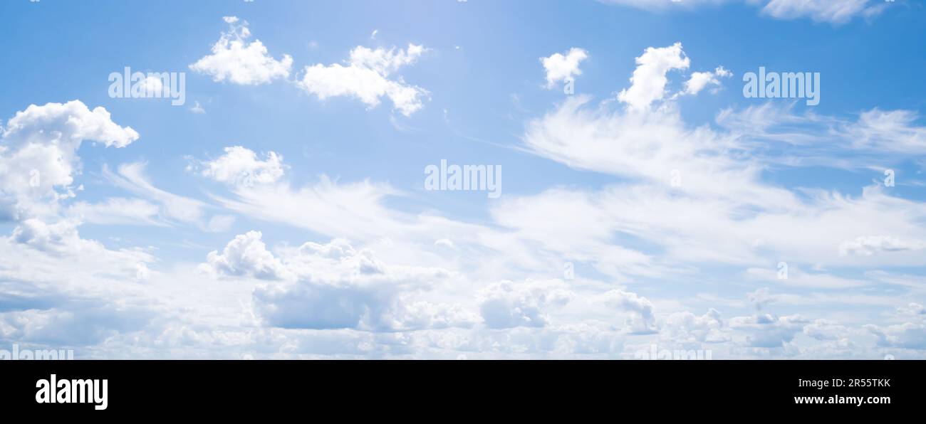Sky and clouds. Bright air Stock Photo - Alamy