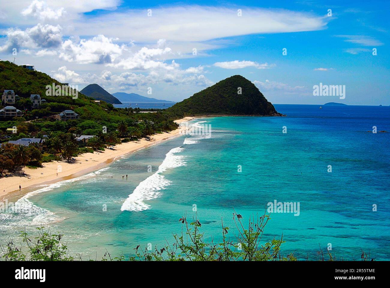 Long Bay Beach Tortola BVI | Caribbean Stock Photo - Alamy