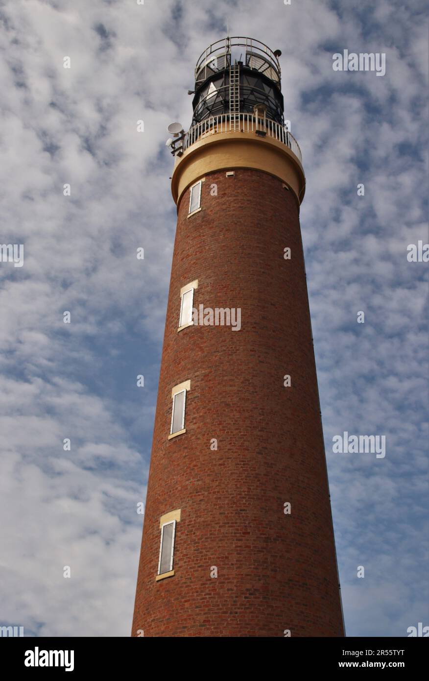 Chimneys at Butt of Lewis lighthouse Stock Photo - Alamy