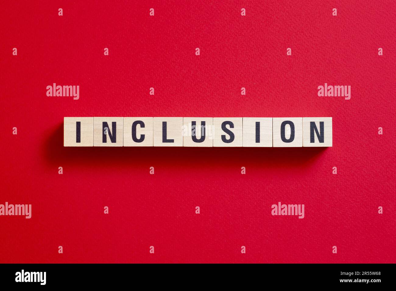 Inclusion - word concept on cubes, text, letters Stock Photo - Alamy