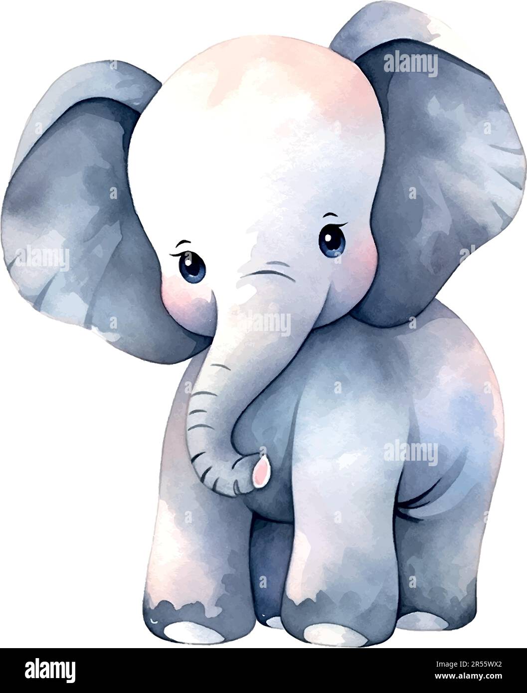 Baby Elephant Vector