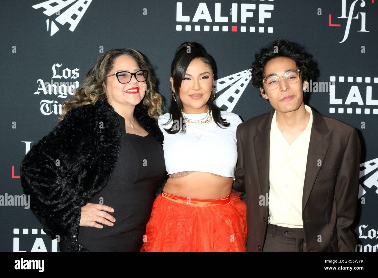 Los Angeles, CA. 31st May, 2023. Annie Gonzalez, mother, brother at ...