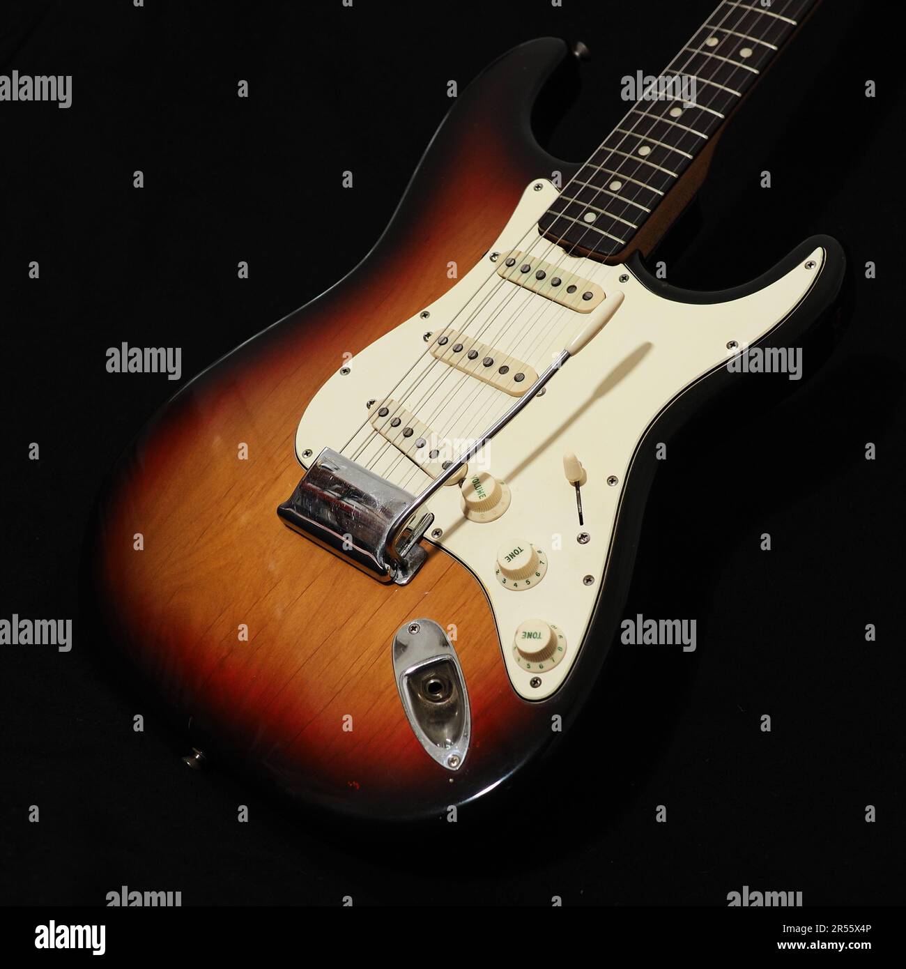 Vintage Fender Stratocaster guitar from 1969 Stock Photo - Alamy