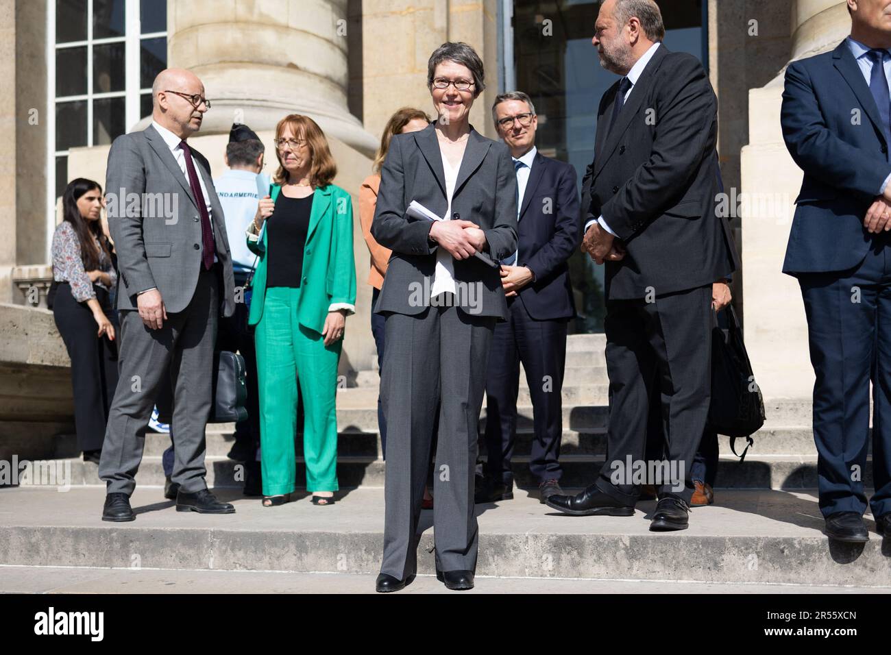 Paris, France. 01st June, 2023. French Keeper of the Seals, Minister of ...
