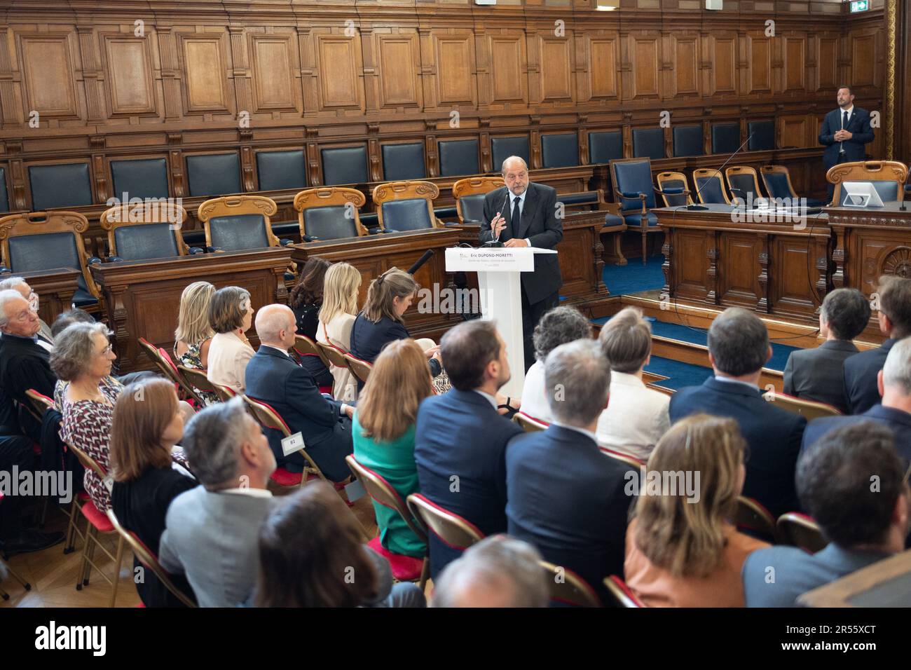 Paris, France. 01st June, 2023. French Keeper of the Seals, Minister of ...