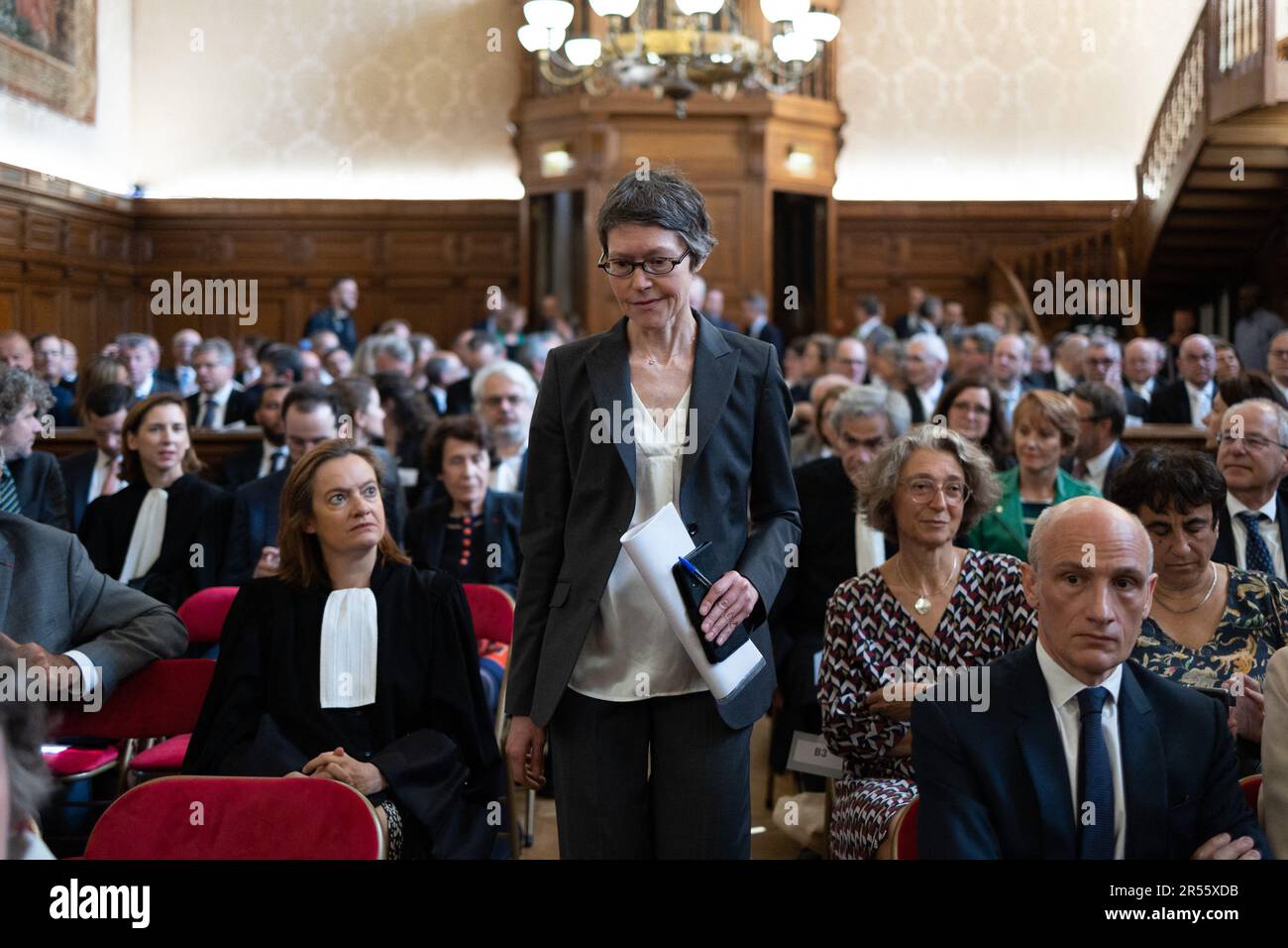Paris, France. 01st June, 2023. JUB President Florence Butin prior the ...
