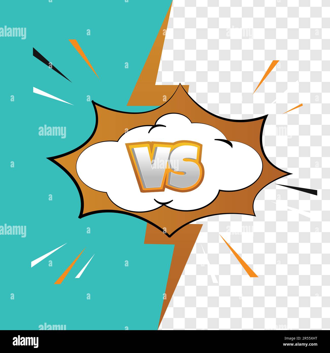 Vs cartoon hi-res stock photography and images - Alamy