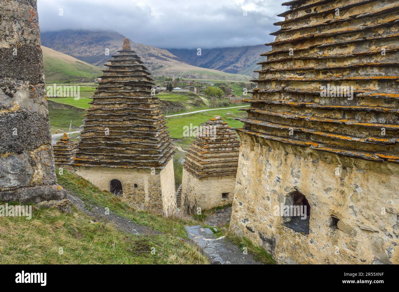 The "City of the Dead", Dargavs, Republic of North Ossetia-Alania ...