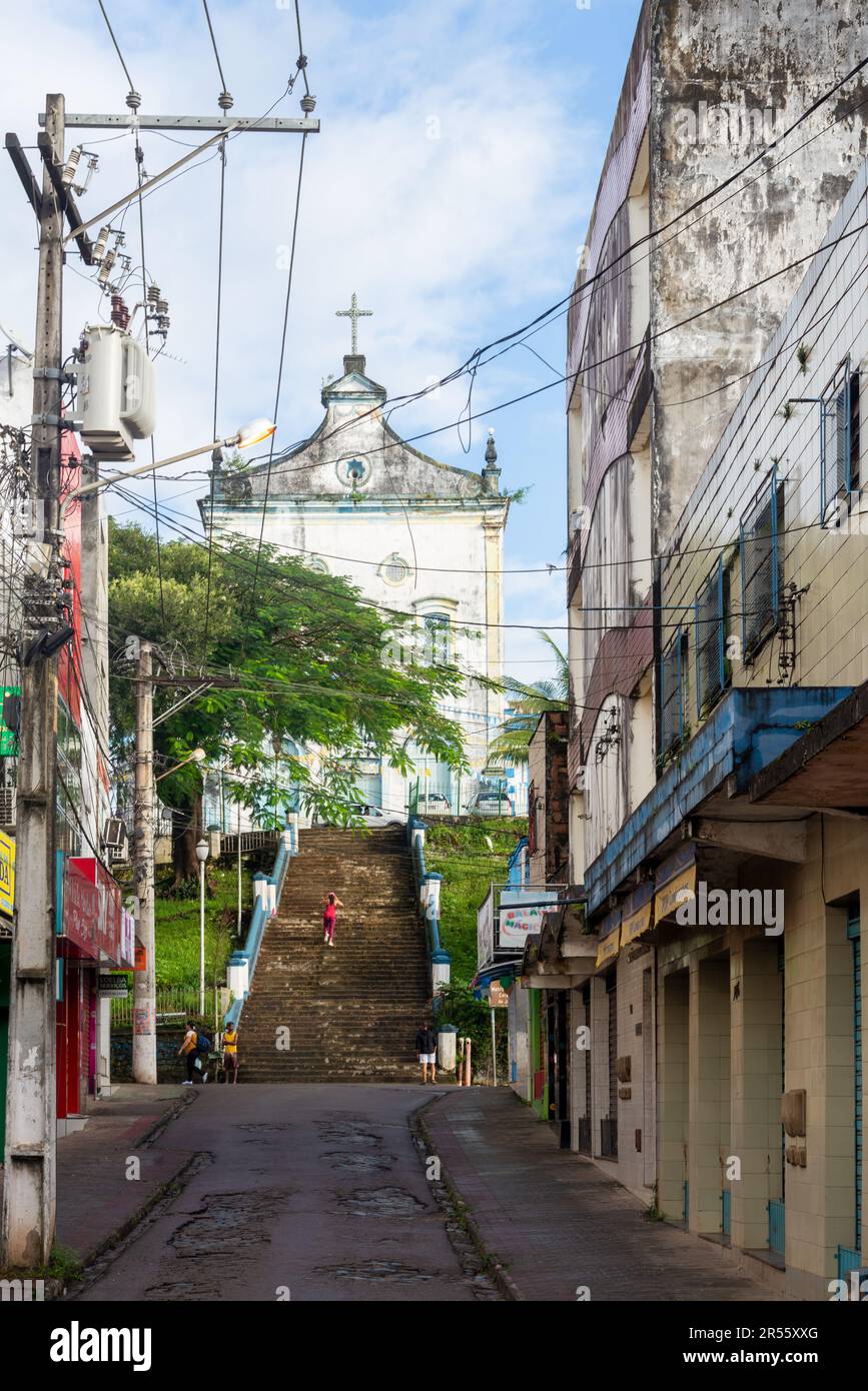 Valenca, Bahia, Brazil - June 24, 2022: Empty streets of the center of ...