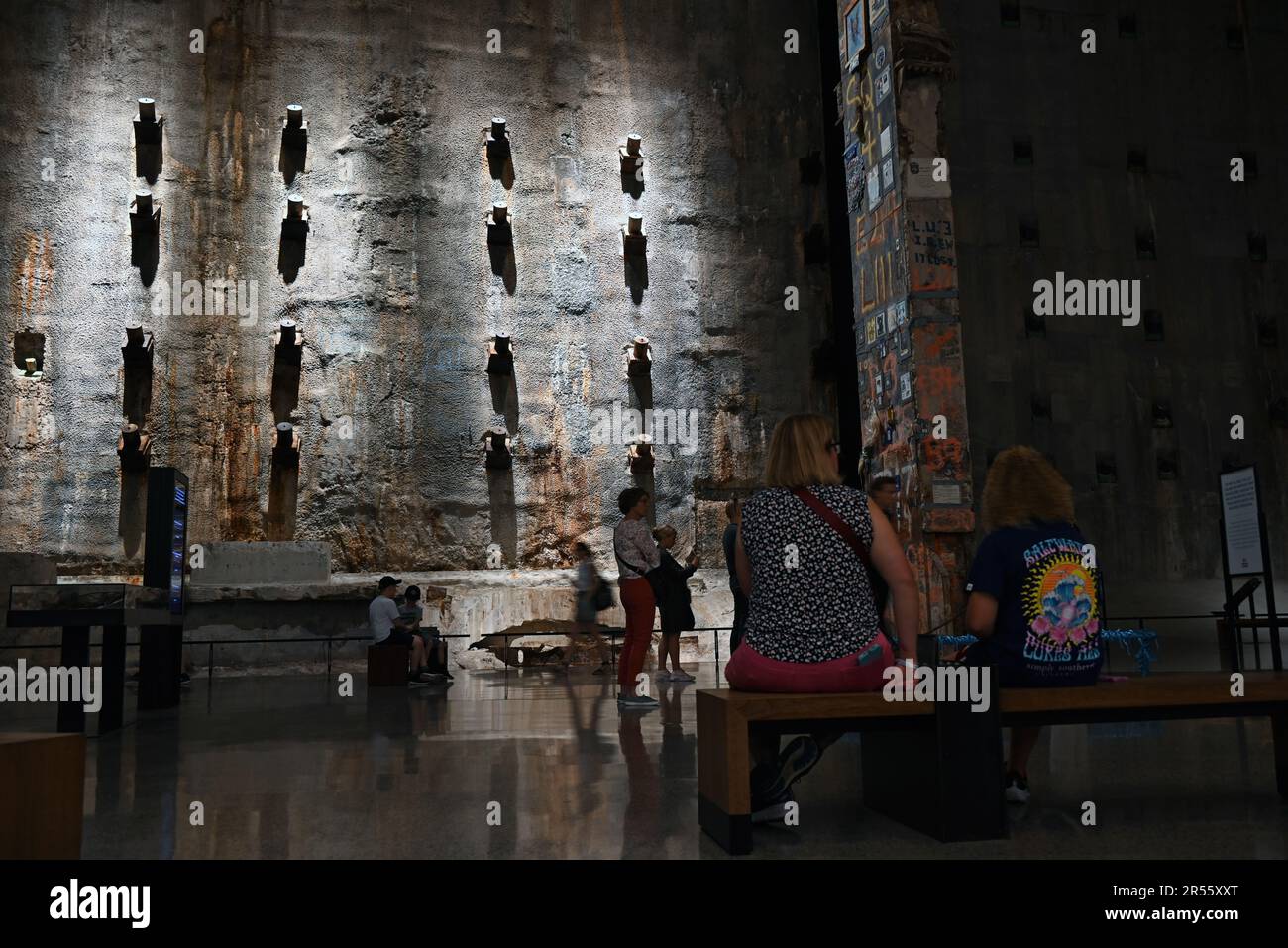 World trade center slurry wall hi-res stock photography and images - Alamy