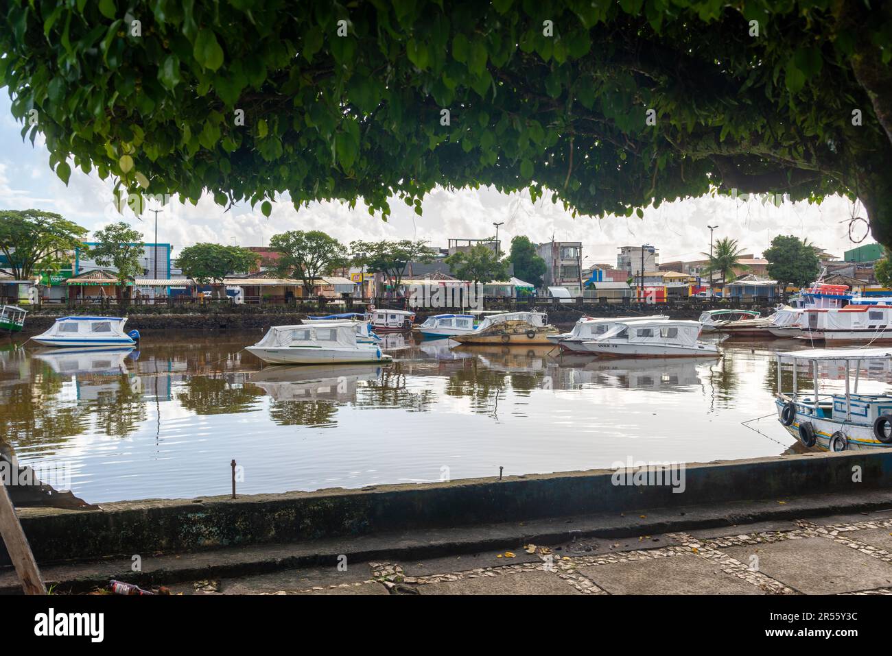 Valenca, Bahia, Brazil - June 24, 2022: Fishing boats and passengers ...