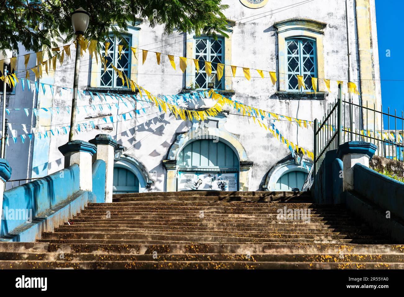 Valenca, Bahia, Brazil - June 24, 2022: Facade of the Matriz church ...