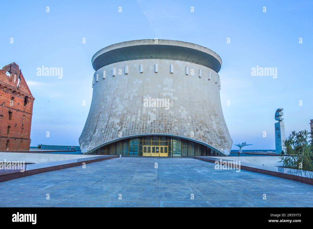 Battle of Stalingrad Museum-Panorama Complex, Volgograd, Russia Stock ...