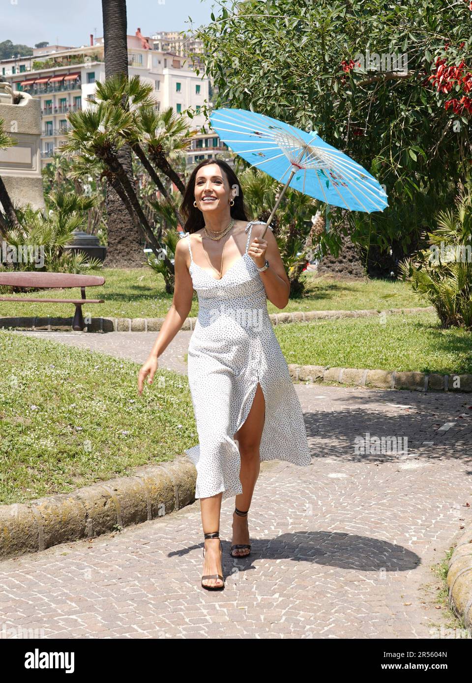 CATERINA BALIVO IN NAPLES TO HOMAGE NAPLES' THIRD SCUDETTO KEEPING HER ...