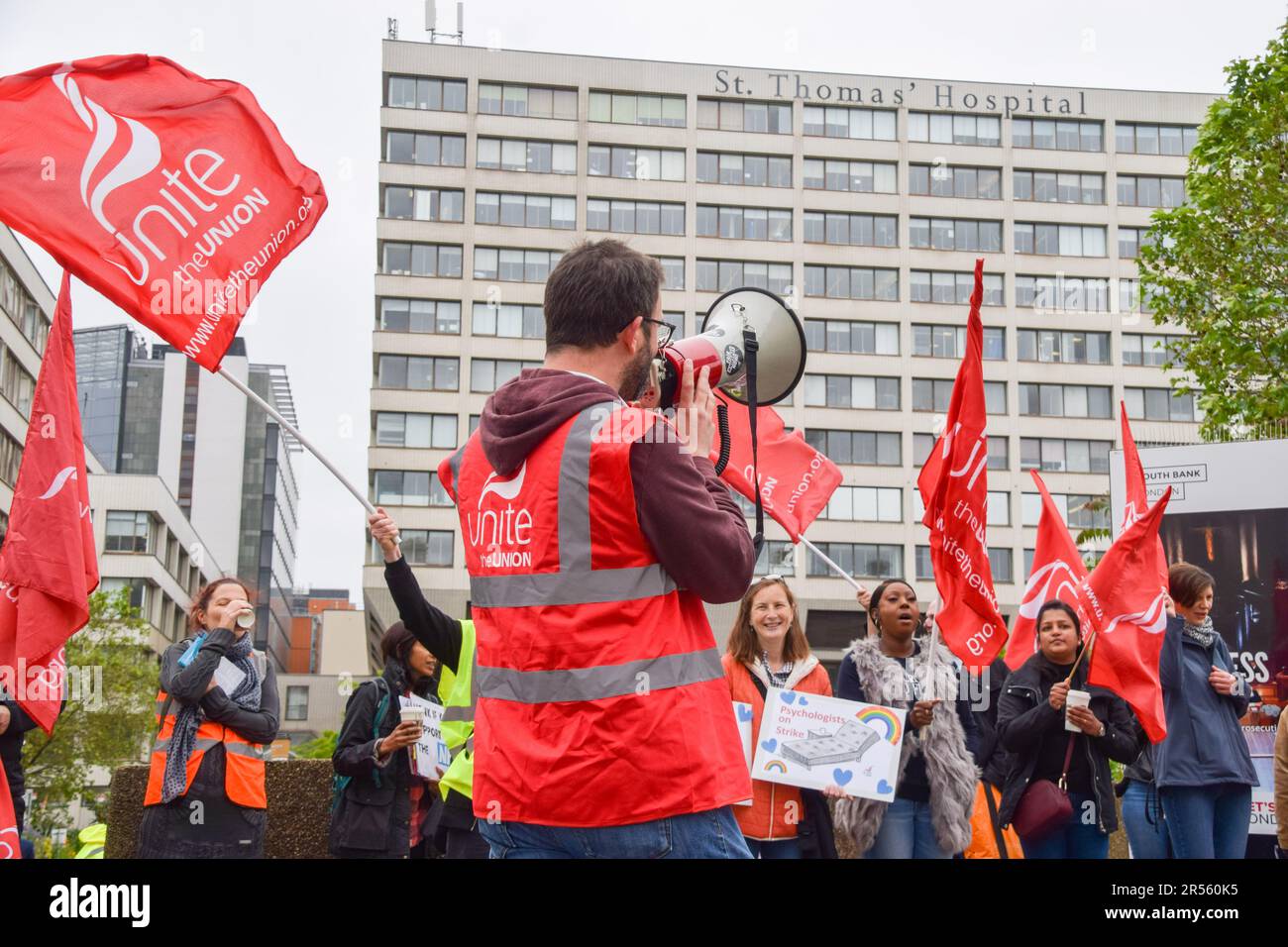 Unite trade union flag hi-res stock photography and images - Alamy