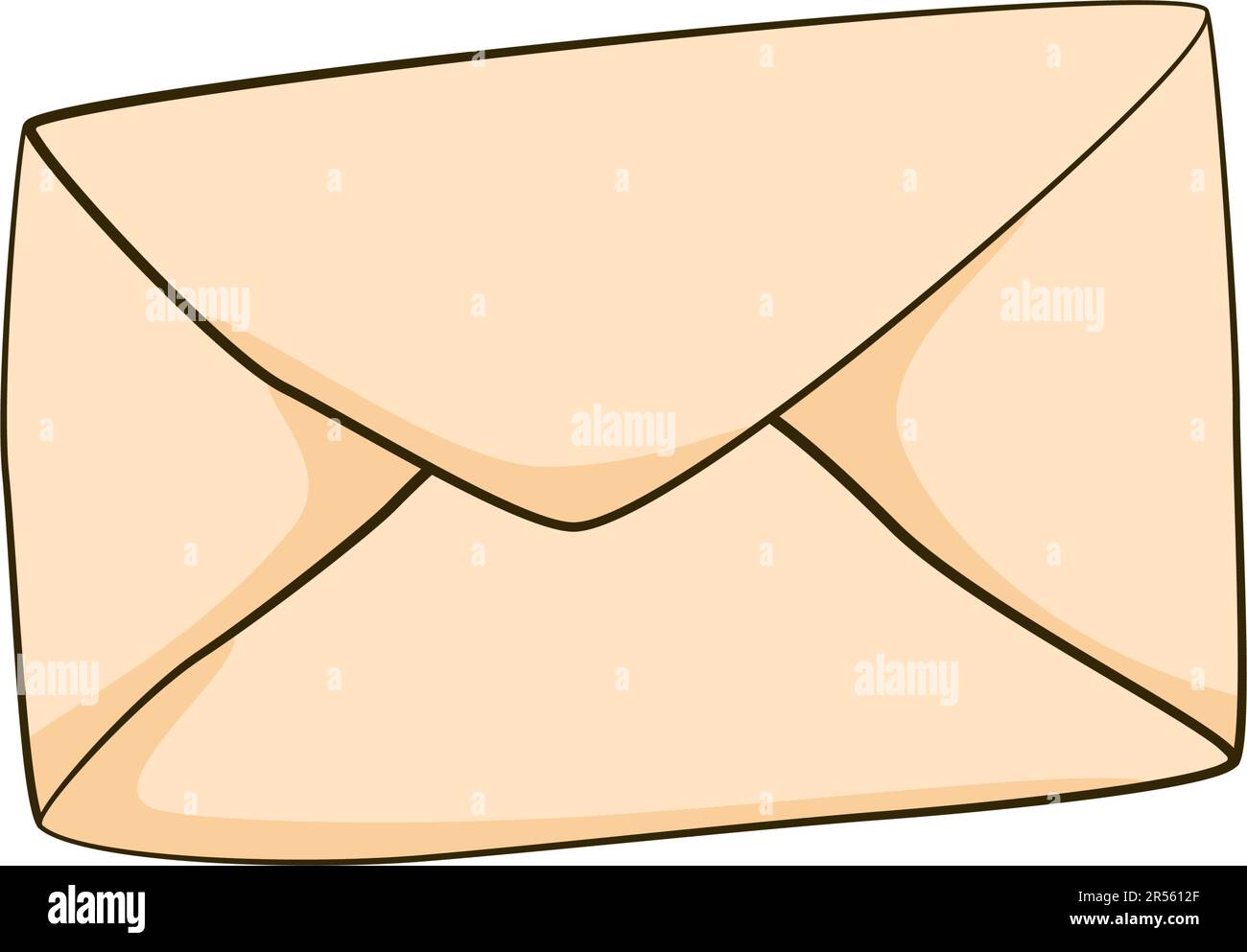 Closed Envelope. Cartoon. Vector illustration Stock Vector Image & Art ...
