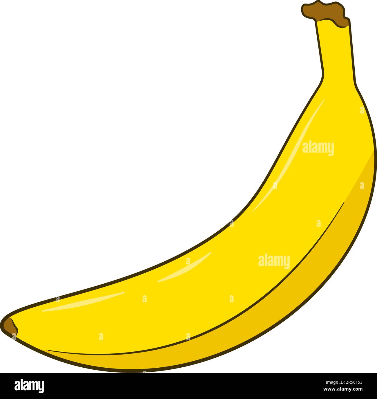Fresh banana. Cartoon. Vector illustration Stock Vector Image & Art - Alamy