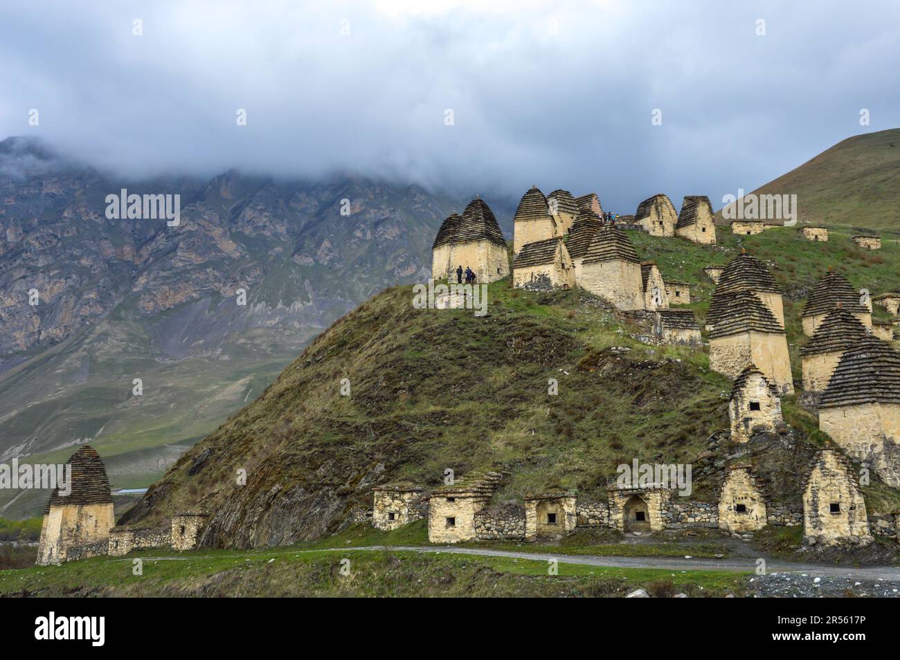 The "City of the Dead", Dargavs, Republic of North Ossetia-Alania ...
