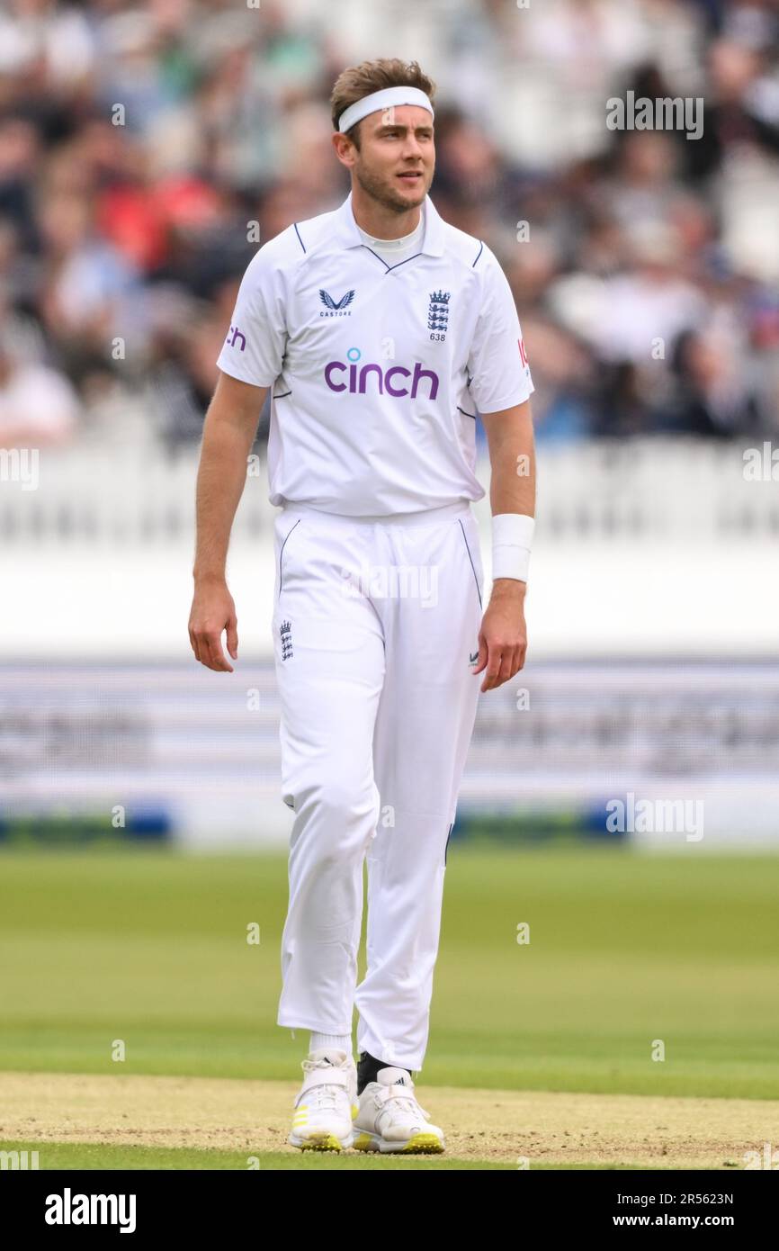 Stuart Broad of England during the LV= Insurance day one Test match ...