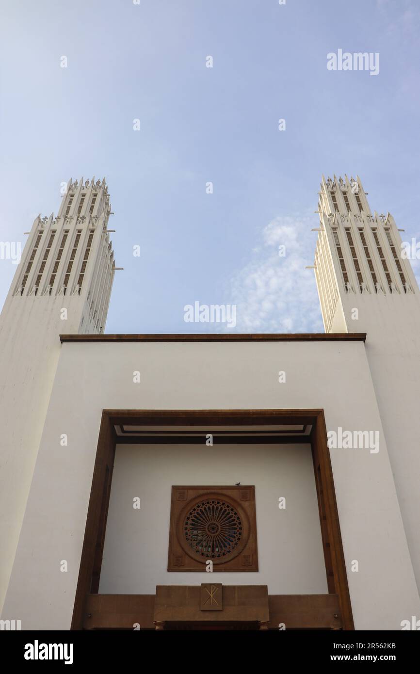 St. Peter's Cathedral in Rabat Morocco Building Exterior Stock Photo ...