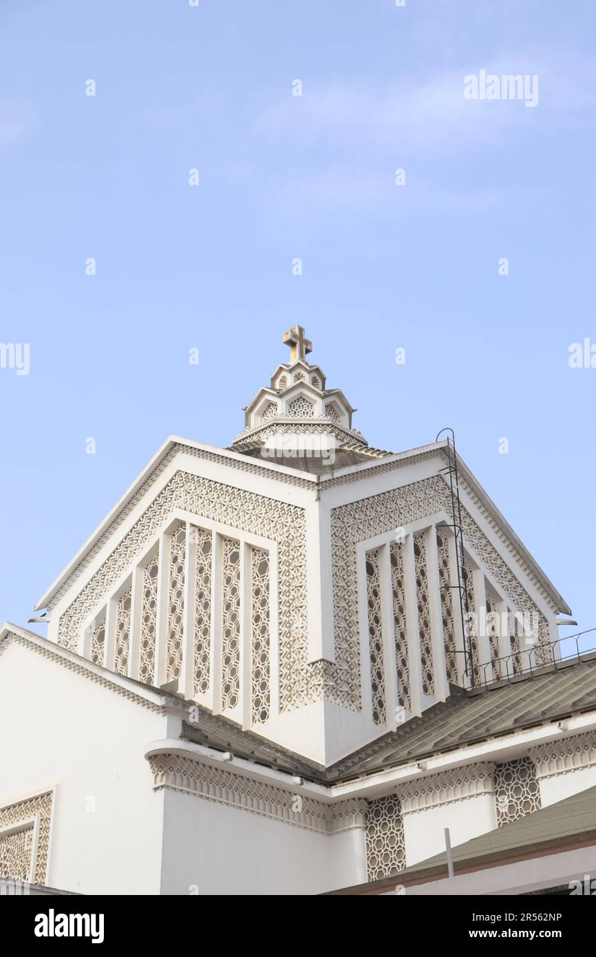 St. Peter's Cathedral in Rabat Morocco Building Exterior Stock Photo ...