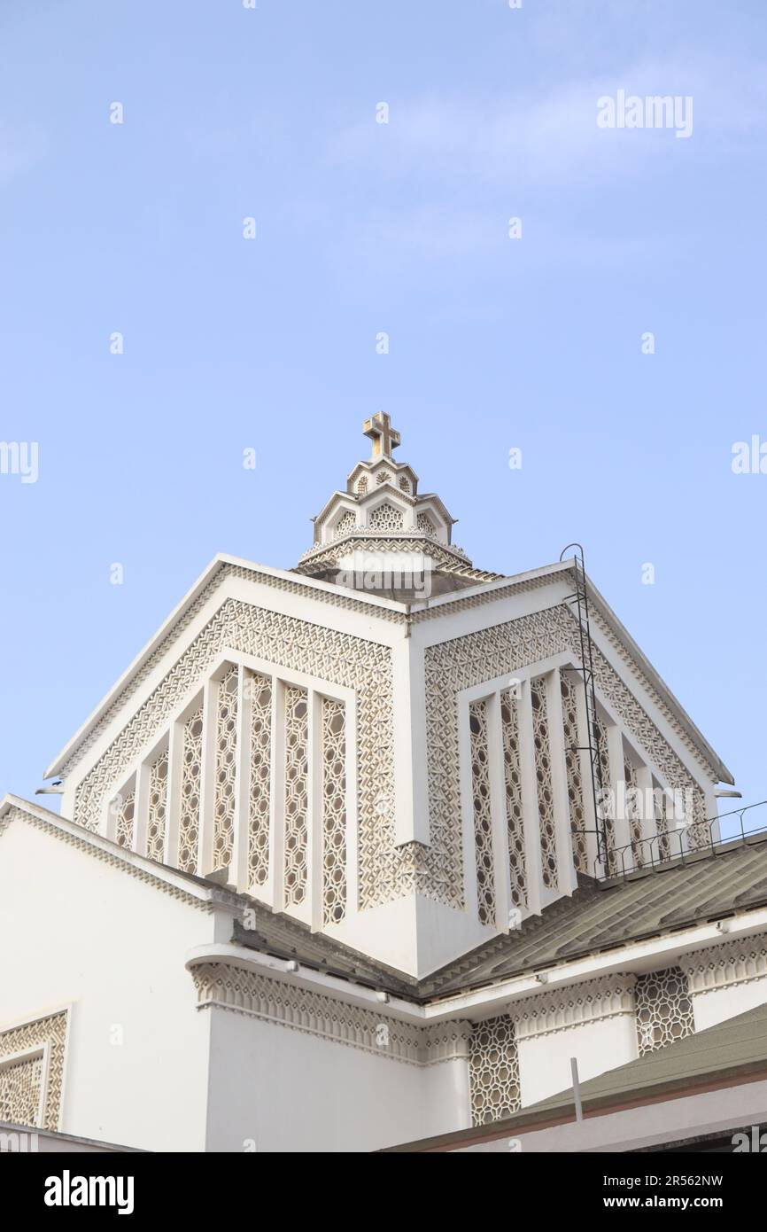 St. Peter's Cathedral in Rabat Morocco Building Exterior Stock Photo ...