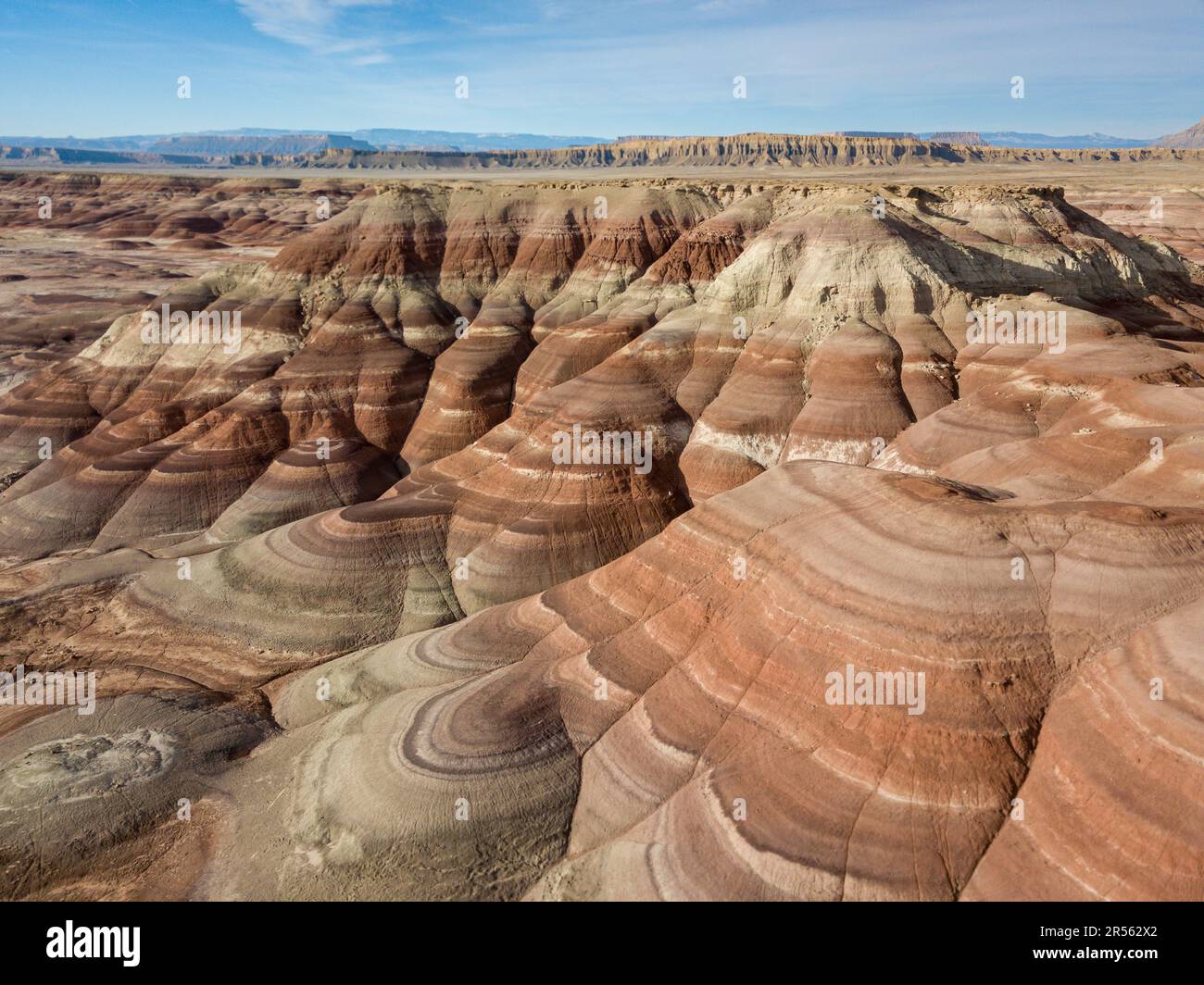 Bentonite hills in cathedral hi-res stock photography and images - Alamy