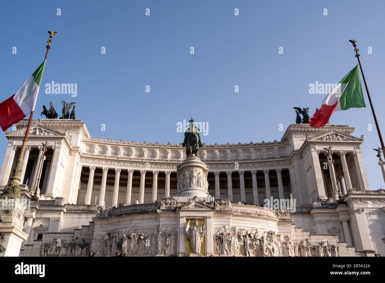 Italy, Roma, 2022-04-15. Tourism through the city of Rome, the Italian ...