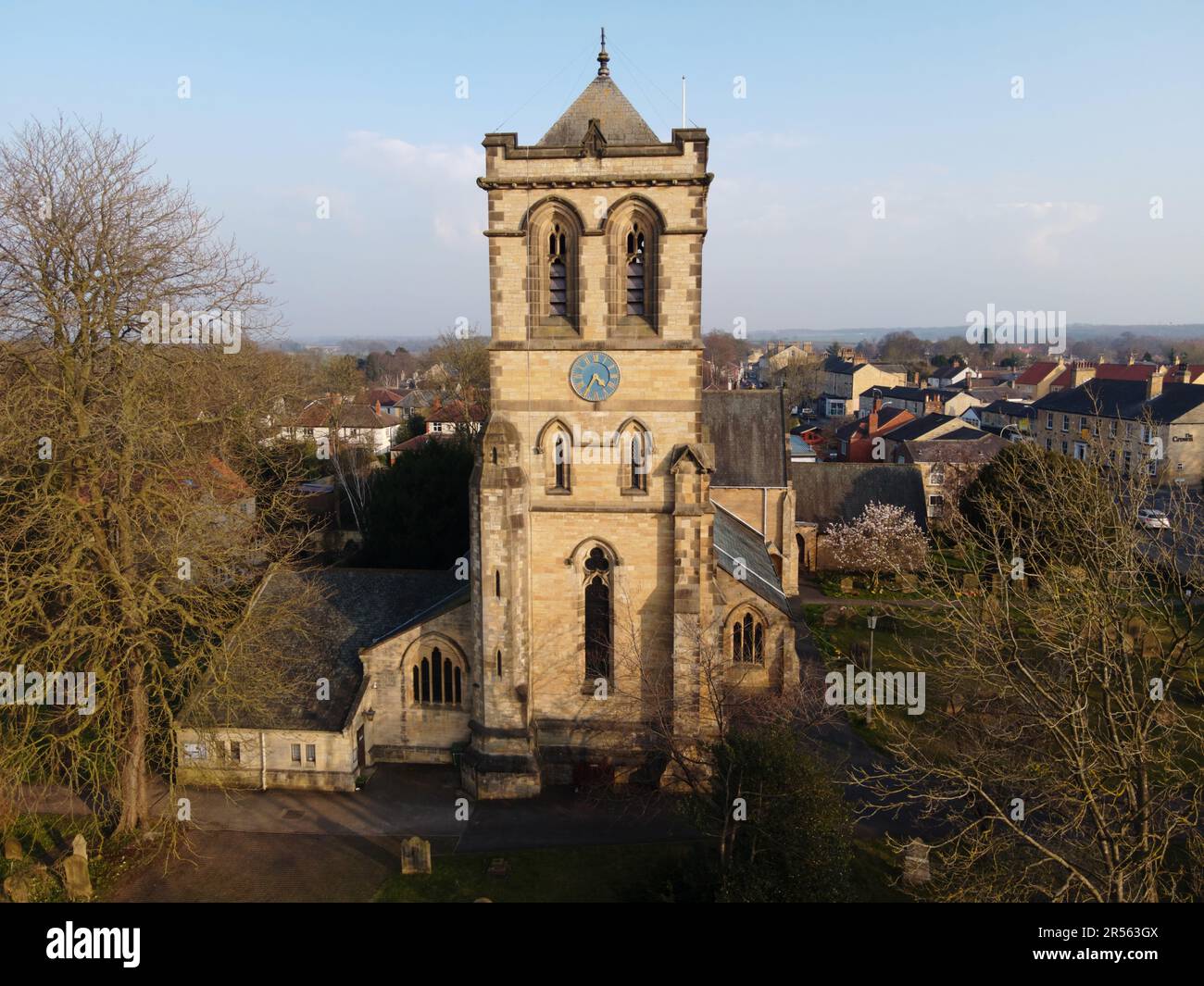 Boston Spa Church Wetherby UK, St Mary's Church in Boston Spa Stock ...