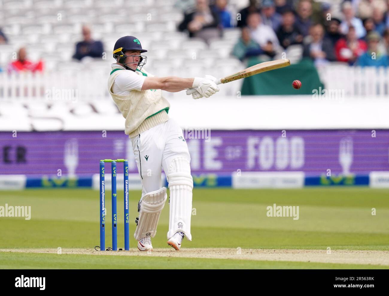 Ireland's Lorcan Tucker batting during day one of the first LV ...