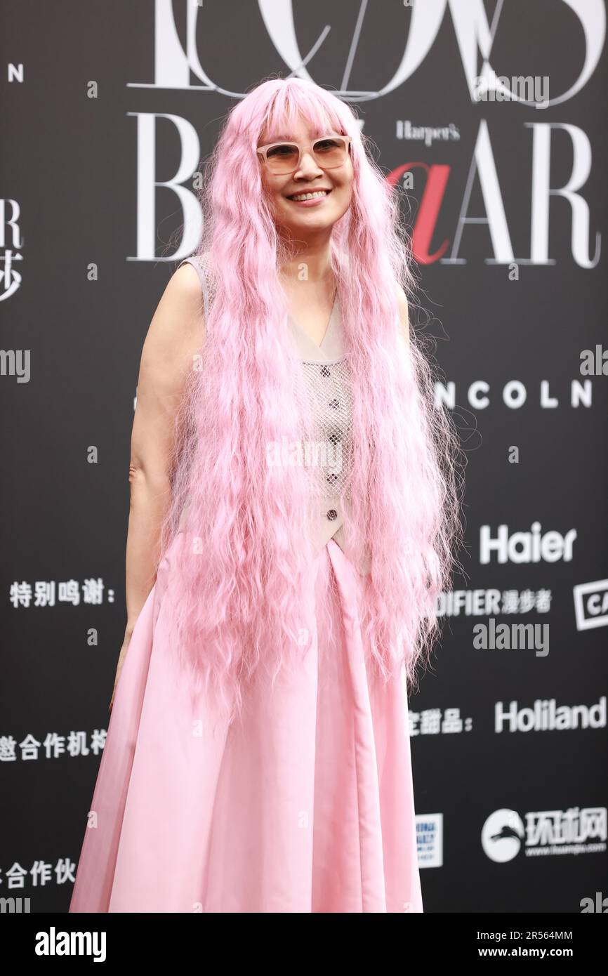 Chinese singer Zhang Qiang attends BAZAAR activity in Shanghai, China ...