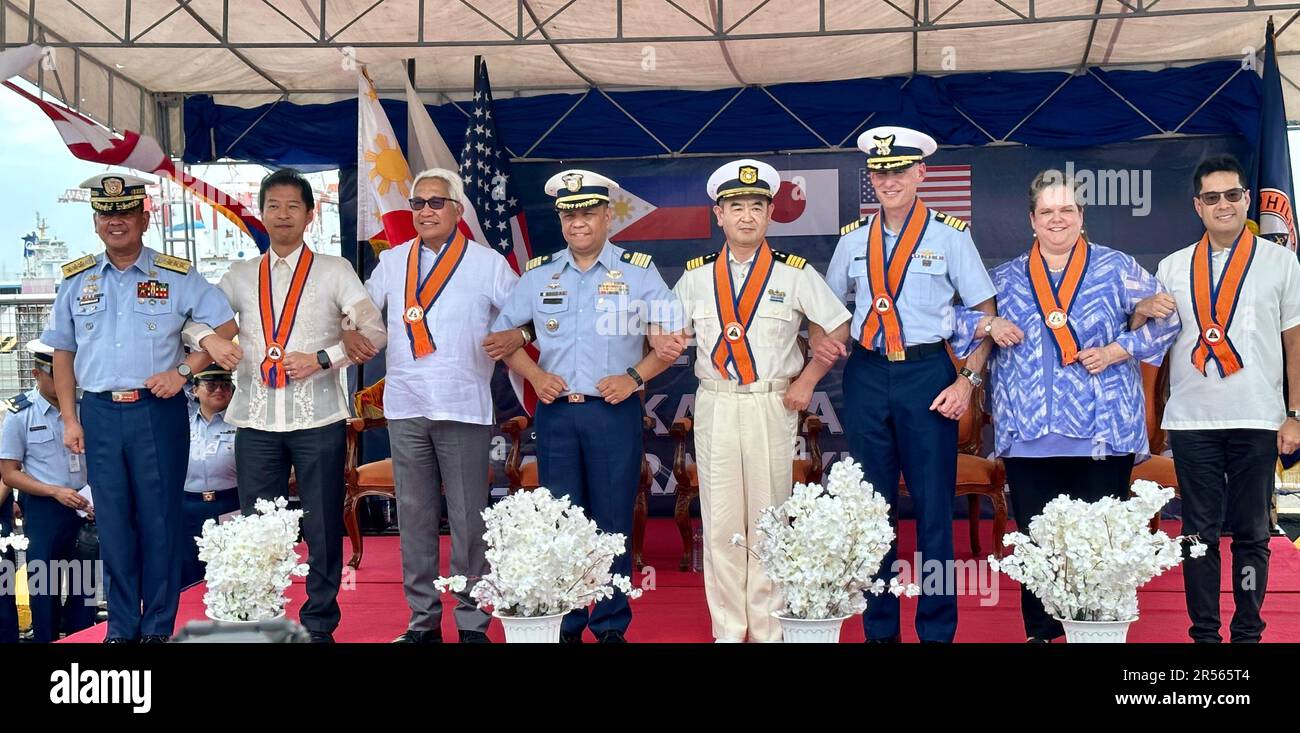 Manila, Philippines. 1st June, 2023. Ships of the Japanese and US coast guards namely ...