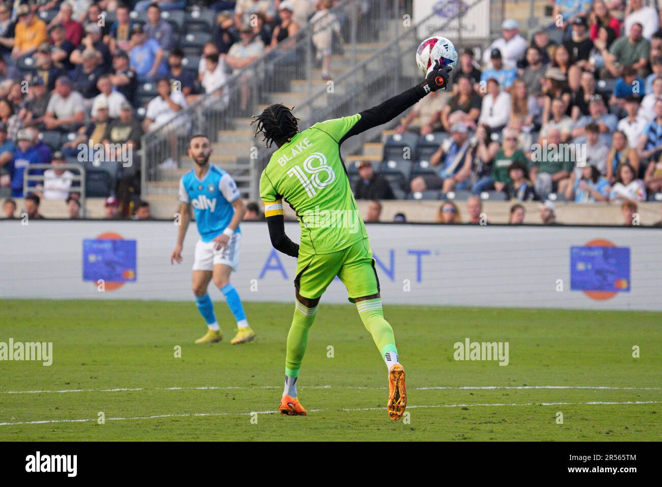CHESTER, PA - MAY 31: Philadelphia Union goalkeeper Andre Blake (18 ...