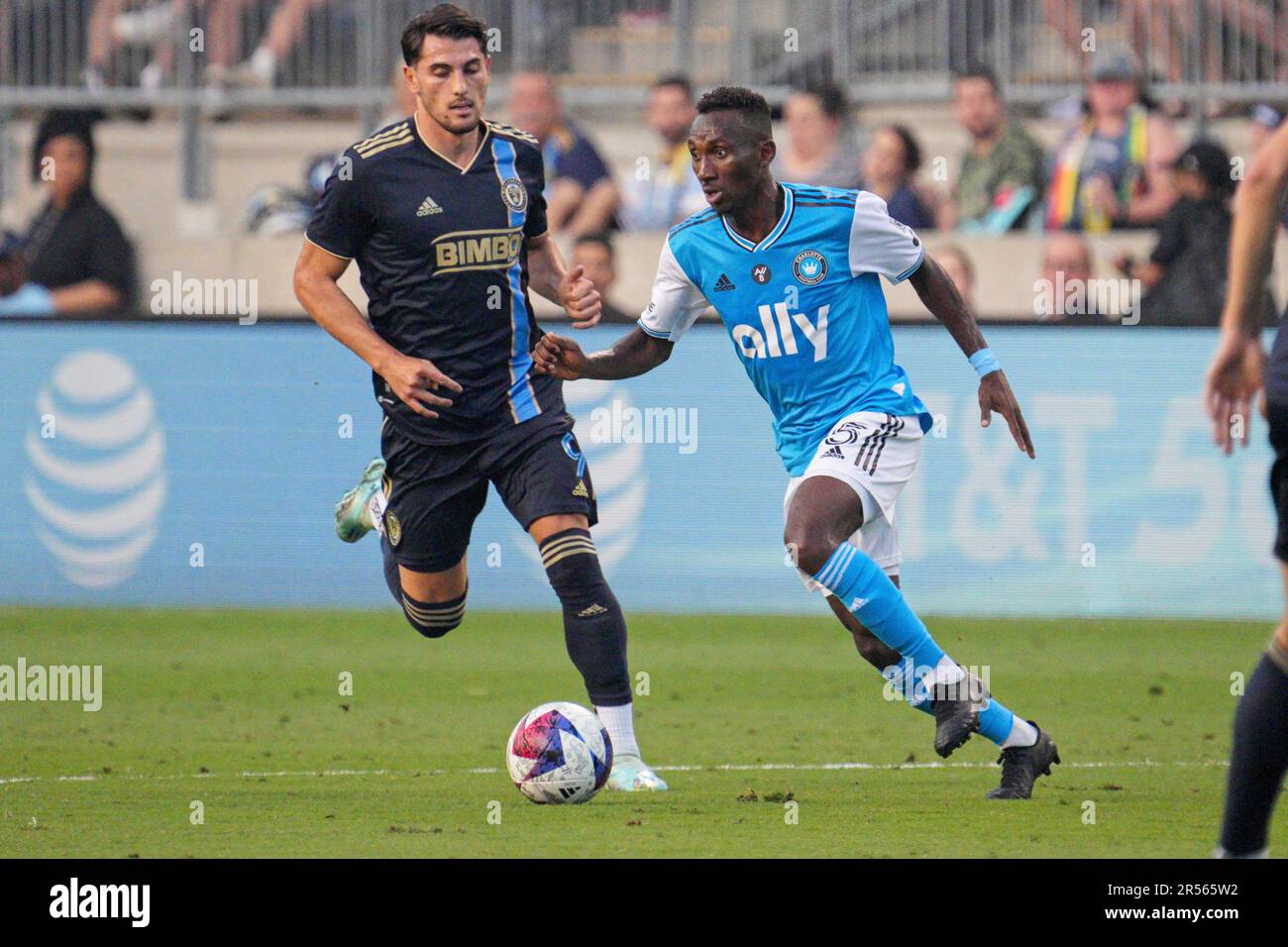 CHESTER, PA - MAY 31: Charlotte FC midfielder Benjamin Bender (15 ...