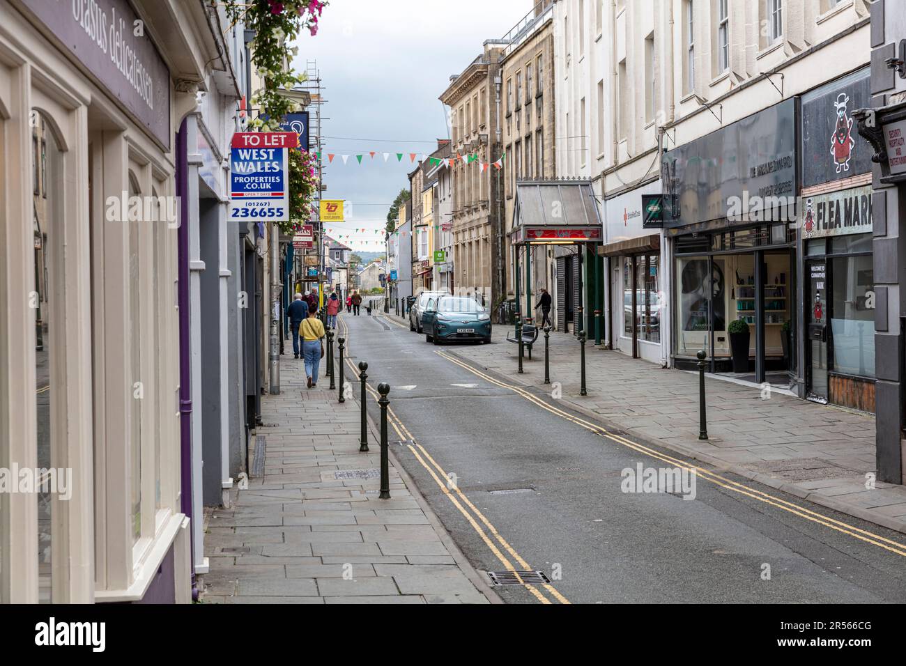 Carmarthen, Carmarthenshire, Wales, UK, Carmarthen town, Carmarthen ...