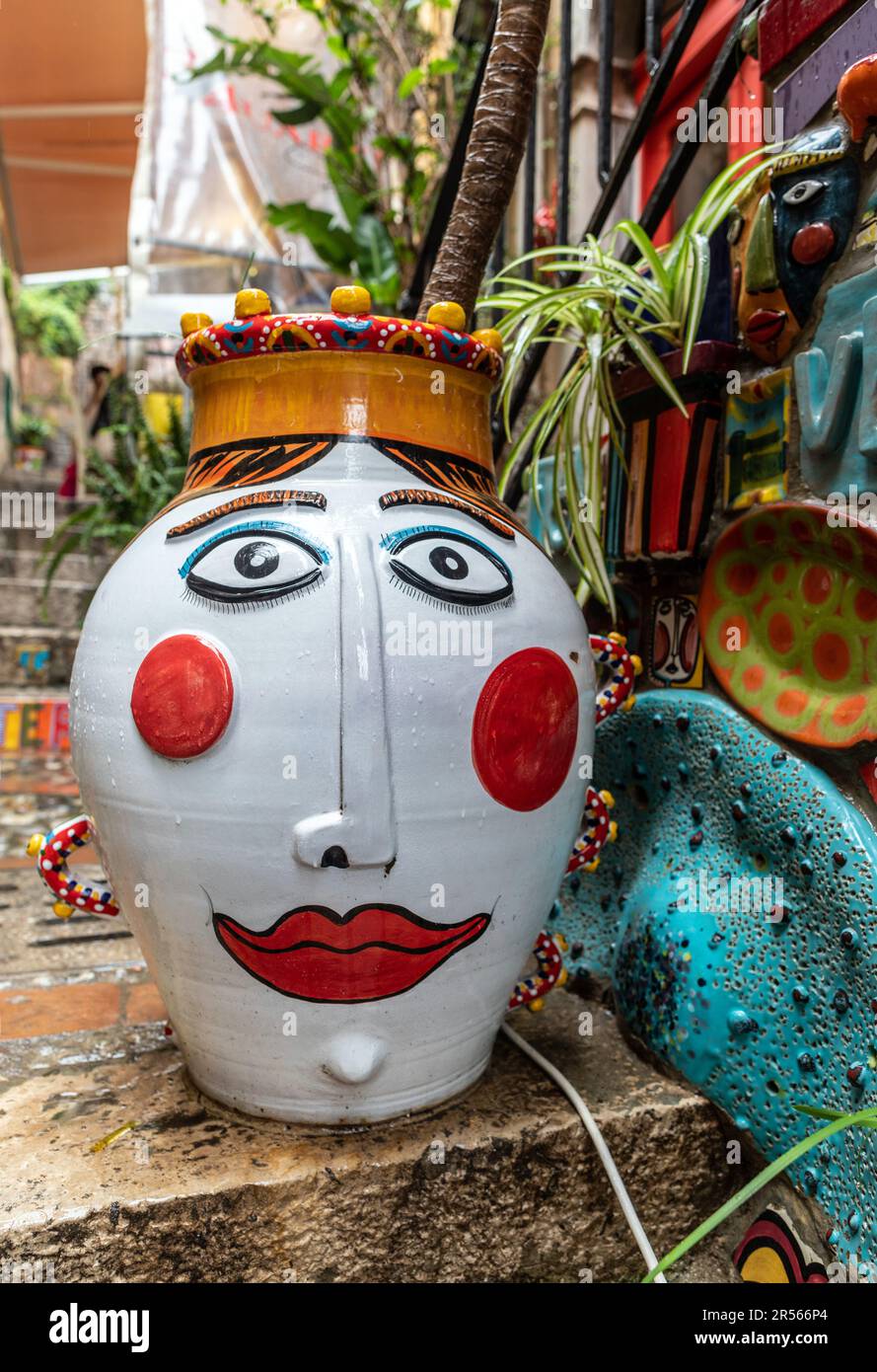 Sicilian Moors Heads Sicily Italy Stock Photo - Alamy