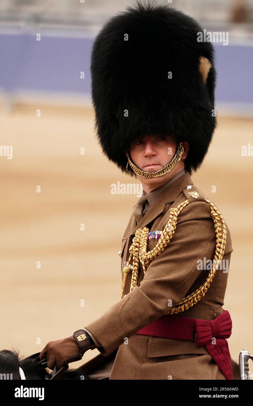 The Brigade Major of the Household Division, James Shaw, during the ...