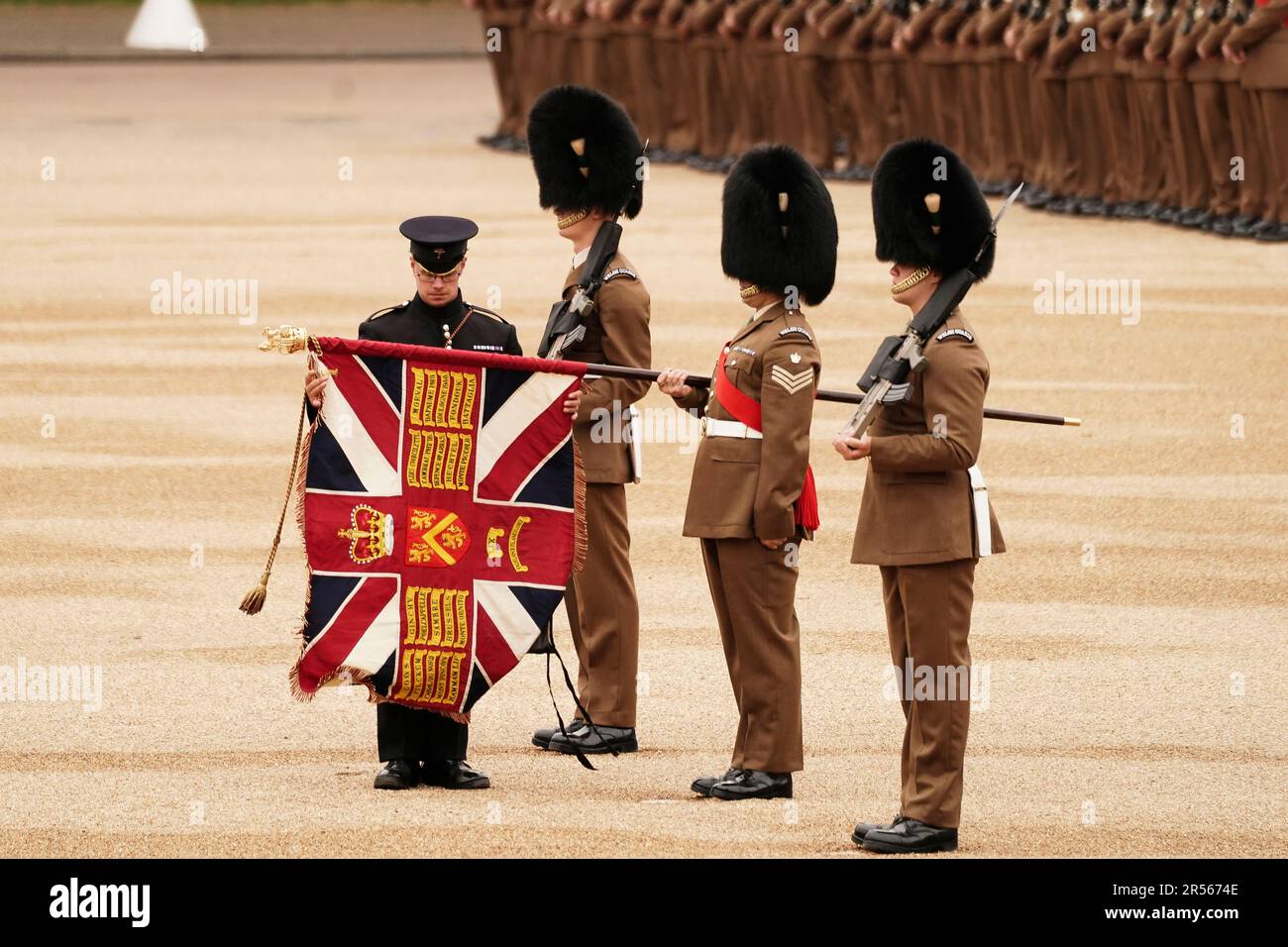 Troops of the Household Cavalry during the Brigade Major's Review, the ...