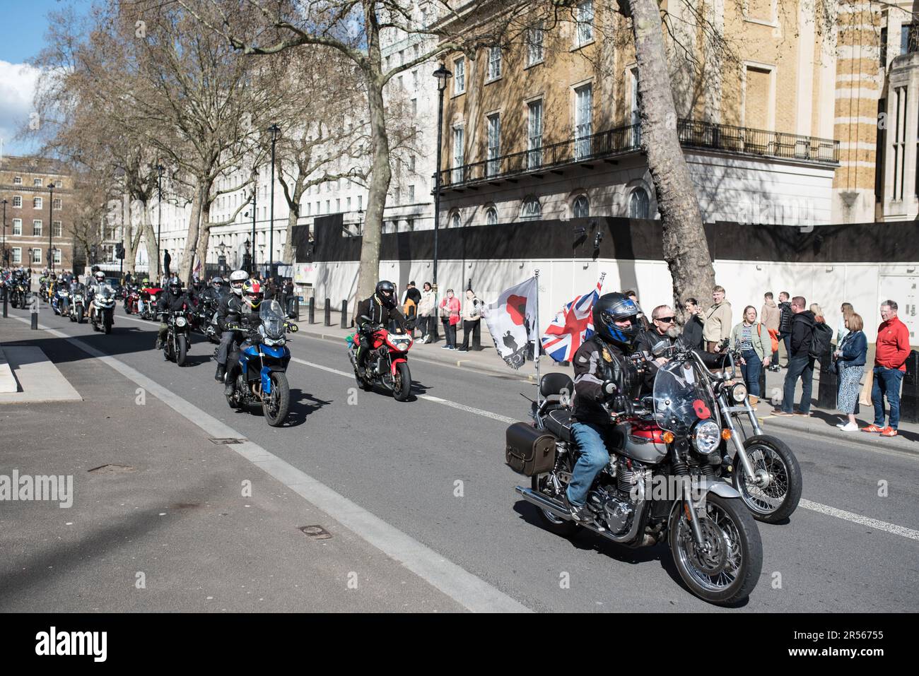 London, United Kingdom - 04 07 2023: The Ride of Respect for the Queen ...