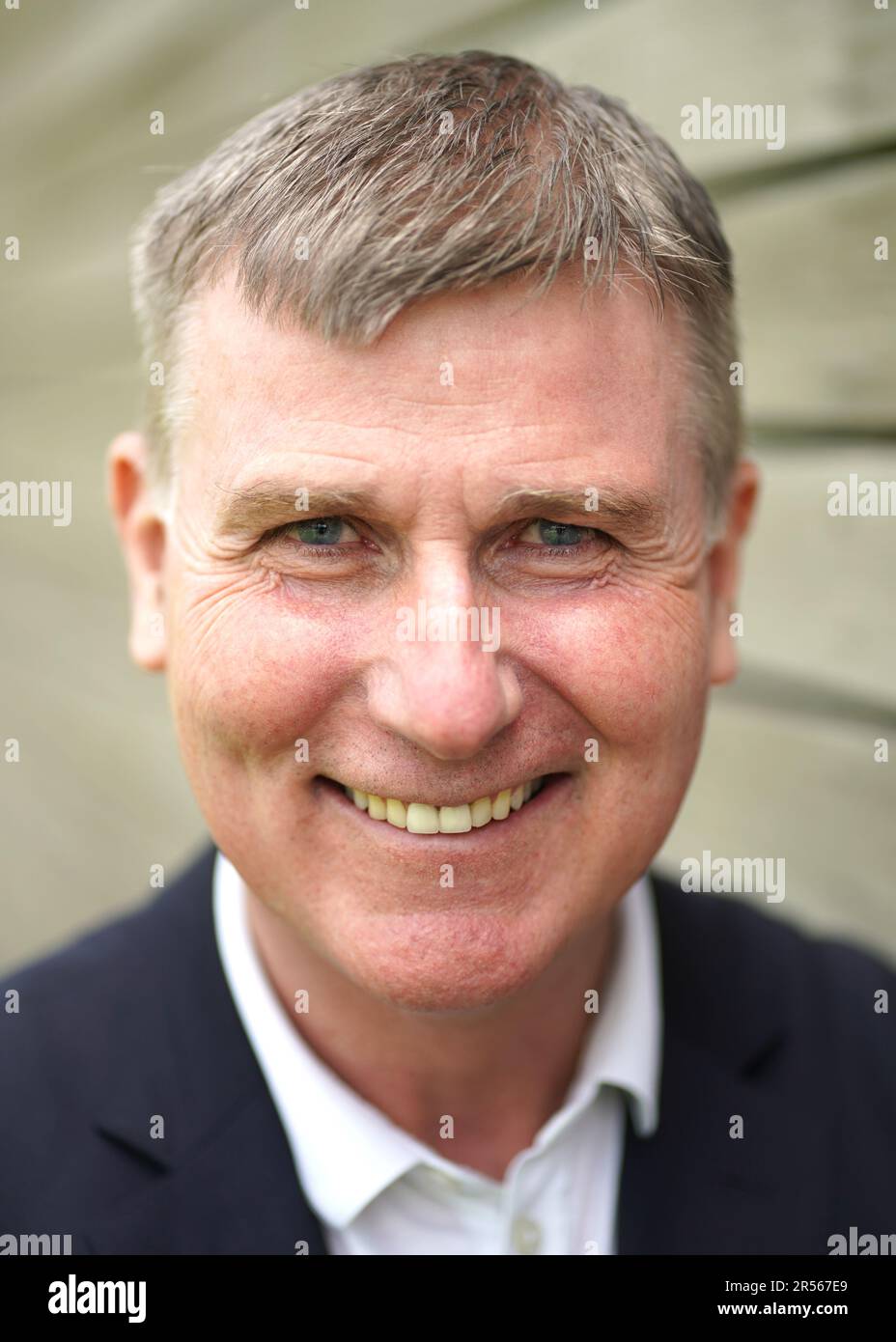 Ireland manager Stephen Kenny poses for photographs during the Ireland ...