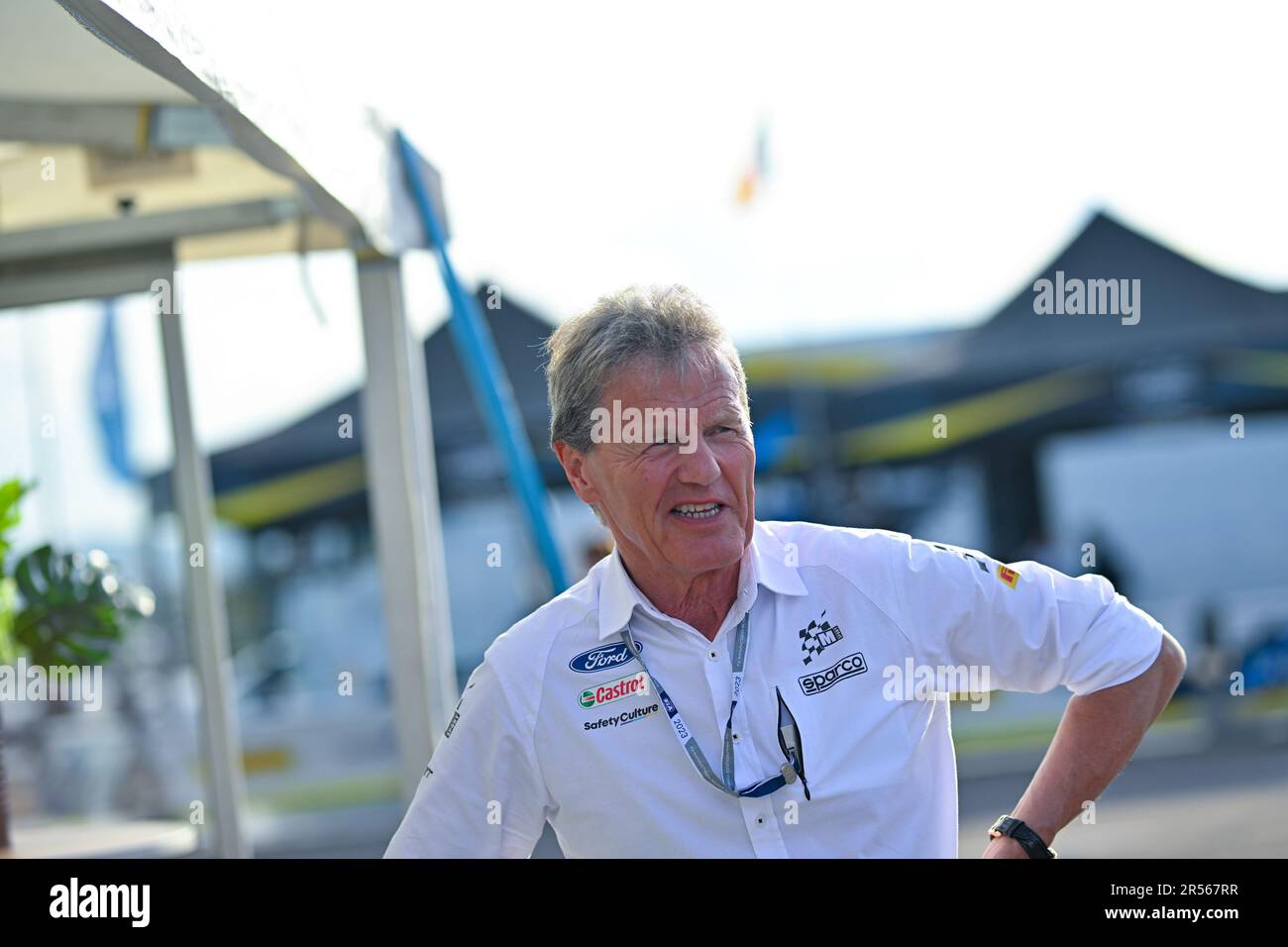 Sardegna, Italy. 01st June, 2023. Malcolm Wilson, of Ford Puma Rally1 ...