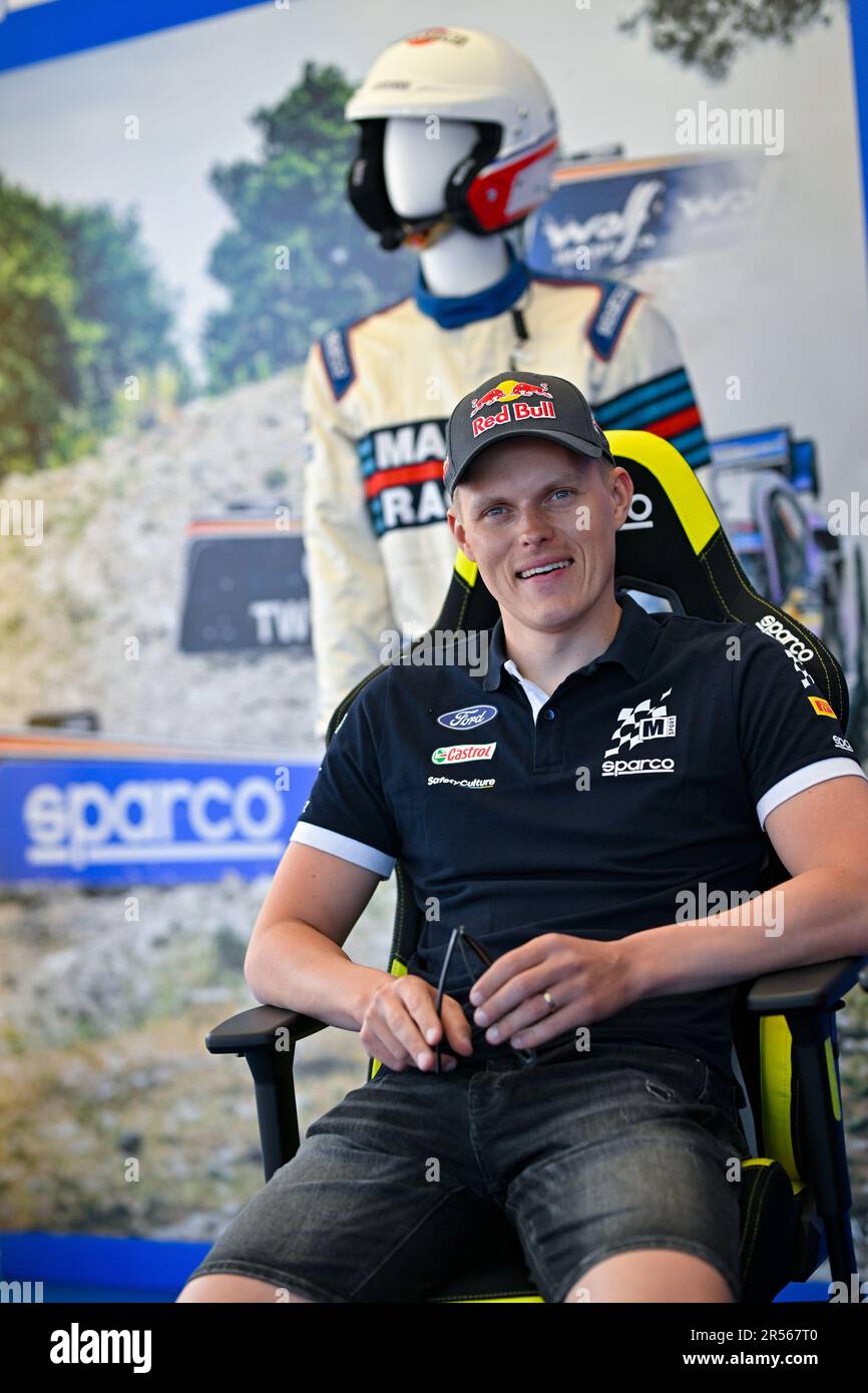 Sardegna, Italy. 01st June, 2023. Tanak Ott of Ford Puma Rally1 during ...